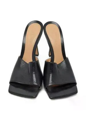 Bottega Veneta Stretch Leather Sandals - Black