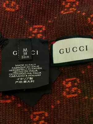 Gucci Gg Jacquard Beanie Hat