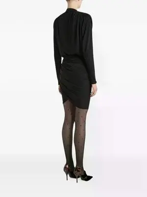 Balmain Draped Flowing Jersey Dress