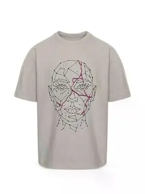 HAMZA Ginza Graphic-print T-shirt - Grey