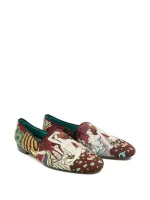 TOM FORD Brocade Loafers