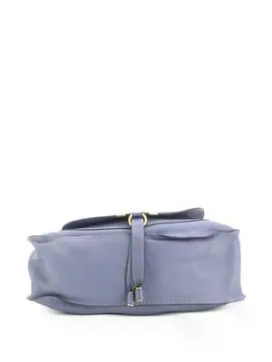 Chloé Marcie Leather Medium Satchel - Blue