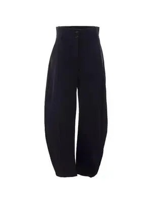 Pinko High-waisted Double-button Trousers