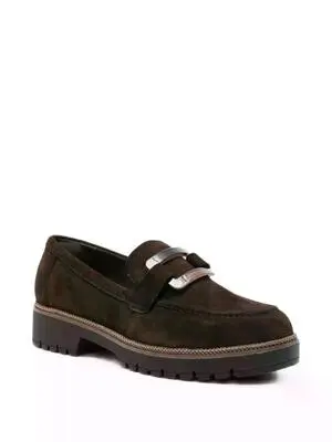 TAMARIS Buckle-detail Lug-sole Loafers
