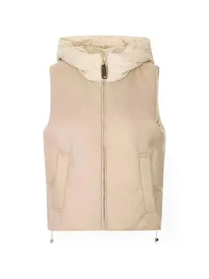 Max Mara Quilted Hooded Gilet