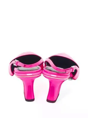 Prada Geometric Block-heel Slingback Pumps