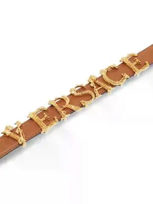 Versace Baroque Logo Buckle Belt