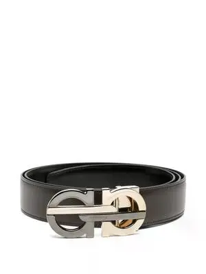 FERRAGAMO Gancini Buckle Belt - Brown