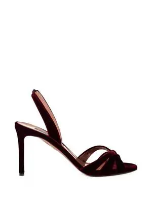 AQUAZZURA Tati Velvet Sandals