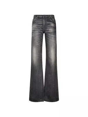 HAIKURE Faded Flared-leg Jeans