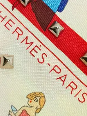 Hermès Ex-libris Les Parisiennes Twilly Scarf