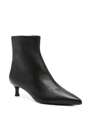 Unisa Pointed-toe Leather Ankle Boots