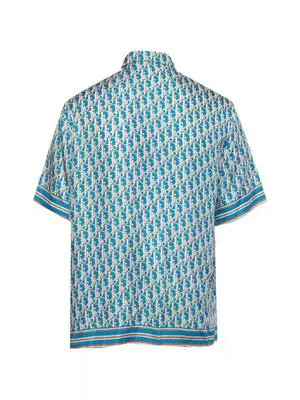 Dior Oblique Short-sleeve Shirt - Blue