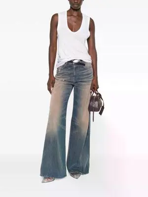 DIESEL® Faded Distressed-effect Jeans