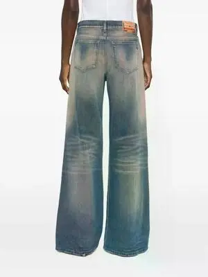 DIESEL® Faded Distressed-effect Jeans