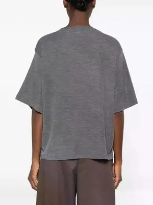 RÓHE Crew-neck Wool T-shirt