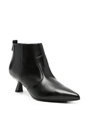 NEROGIARDINI Pointed-toe Leather Ankle Boots