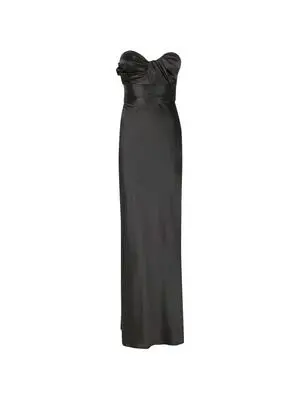 Elisabetta Franchi Ruffled Strapless Floor-length Gown