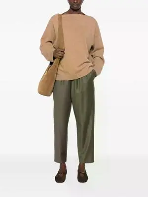 Dusan Boat-neck Dropped-shoulder Sweater