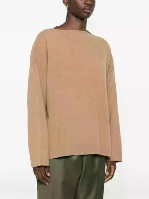 Dusan Boat-neck Dropped-shoulder Sweater