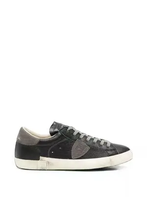 Philippe Model Prsx Logo-patch Leather Sneakers