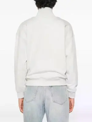 Maison Kitsuné Quarter-zip Fox-patch Sweatshirt