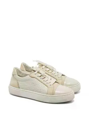 CHRISTIAN LOUBOUTIN Vierissima Leather Low-top Sneakers - White