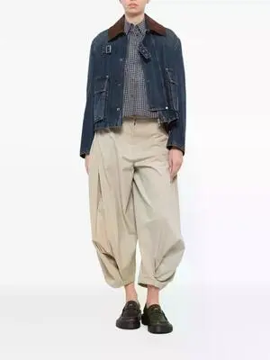 Loewe Denim Jacket With Corduroy Collar