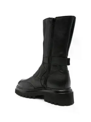 SUMMERY COPENHAGEN Buckled Chunky-sole Boots