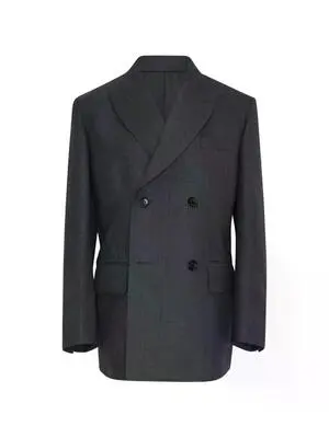 Junya Watanabe Double-breasted Blazer - Grey