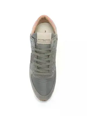 Philippe Model Tropez Haute Suede-panelled Sneakers