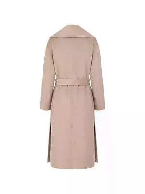 Max Mara Belted Single-breasted Coat - Neutrals