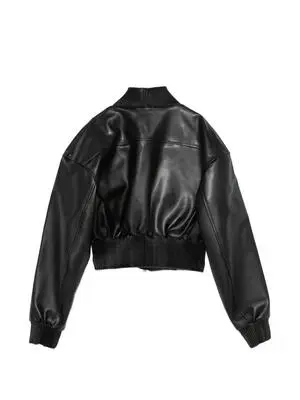 Viktor & Rolf Pleated Pocket Cropped Jacket - Black