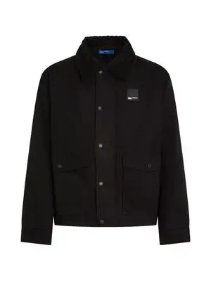 Karl Lagerfeld Coated Cotton Jacket