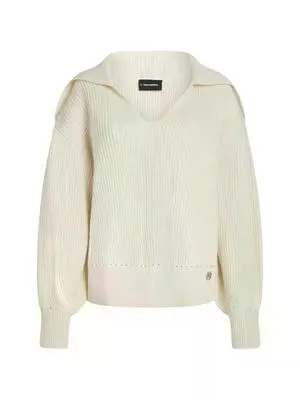 Karl Lagerfeld Wide-collar V-neck Sweater