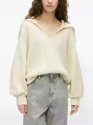 Karl Lagerfeld Wide-collar V-neck Sweater