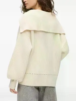 Karl Lagerfeld Wide-collar V-neck Sweater
