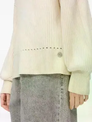 Karl Lagerfeld Wide-collar V-neck Sweater