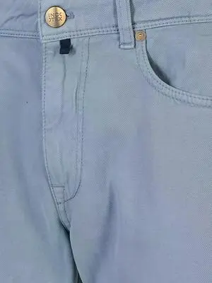 Incotex Logo-patch Straight-leg Jeans