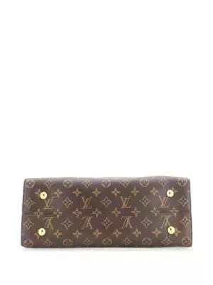 LOUIS VUITTON Tuileries Handbag Monogram Canvas With Leather Satchel