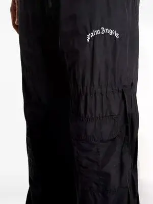 Palm Angels Logo-embroidered Cargo Pants