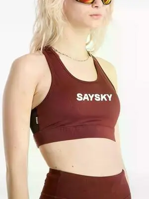 SAYSKY Combat Logo-print Sports Bra