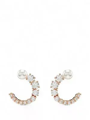 SWAROVSKI Matrix Hoop-design Earrings