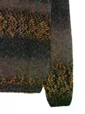 DONDUP Gradient-effect Jacquard-knit Sweater