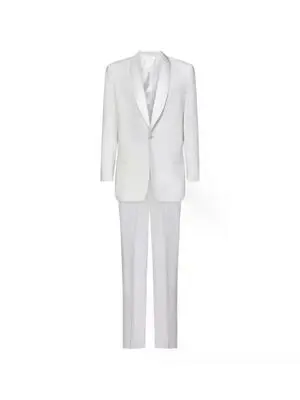 Givenchy Shawl-lapel Suit - White
