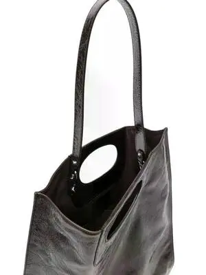 GHERARDINI Piattina Leather Tote Bag