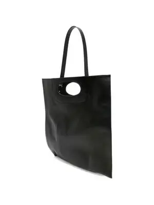 GHERARDINI Leather Tote Bag - Black