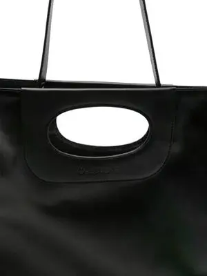 GHERARDINI Leather Tote Bag - Black