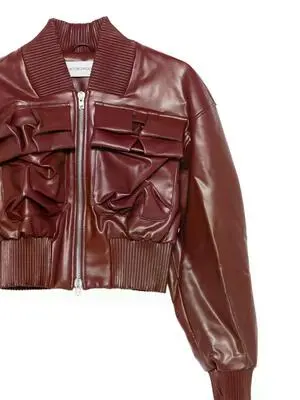 Viktor & Rolf Pleated Pocket Jacket - Red