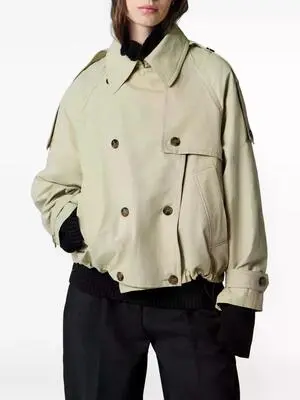 Paul Smith Stone Cropped Trench Jacket